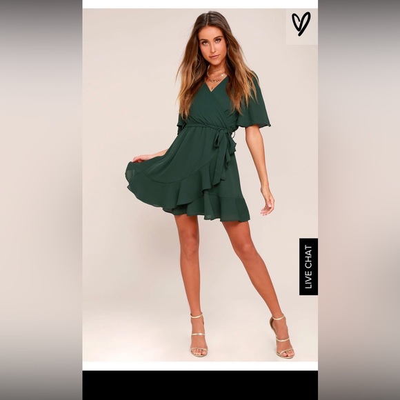Lulus | Dresses | Lulus Emerald Green Short Foley Dress | Poshmark